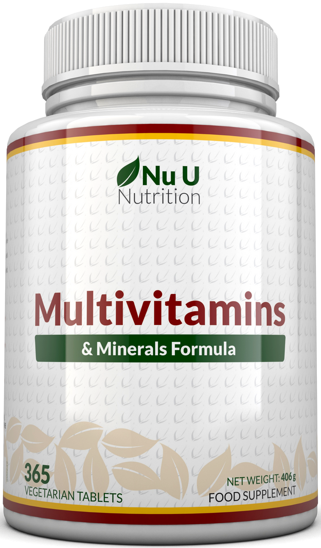 Multivitamin & Mineral Premium Tablets- 25 Essential Nutrients for Enh ...