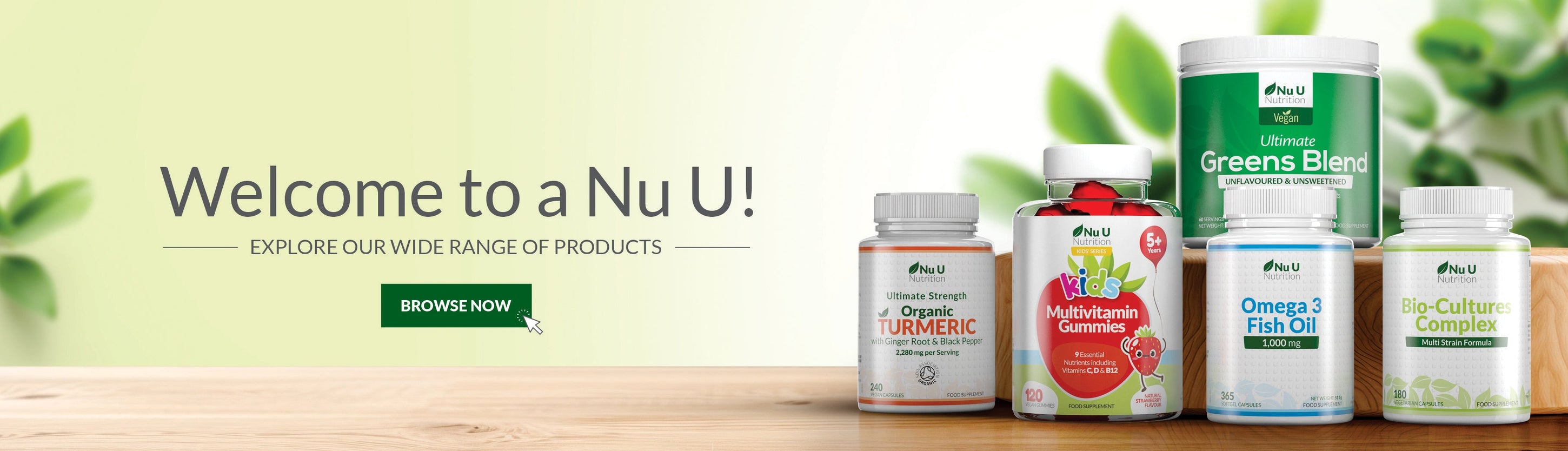 Nu U Nutrition | Quality Vitamins & Supplements | Made in UK